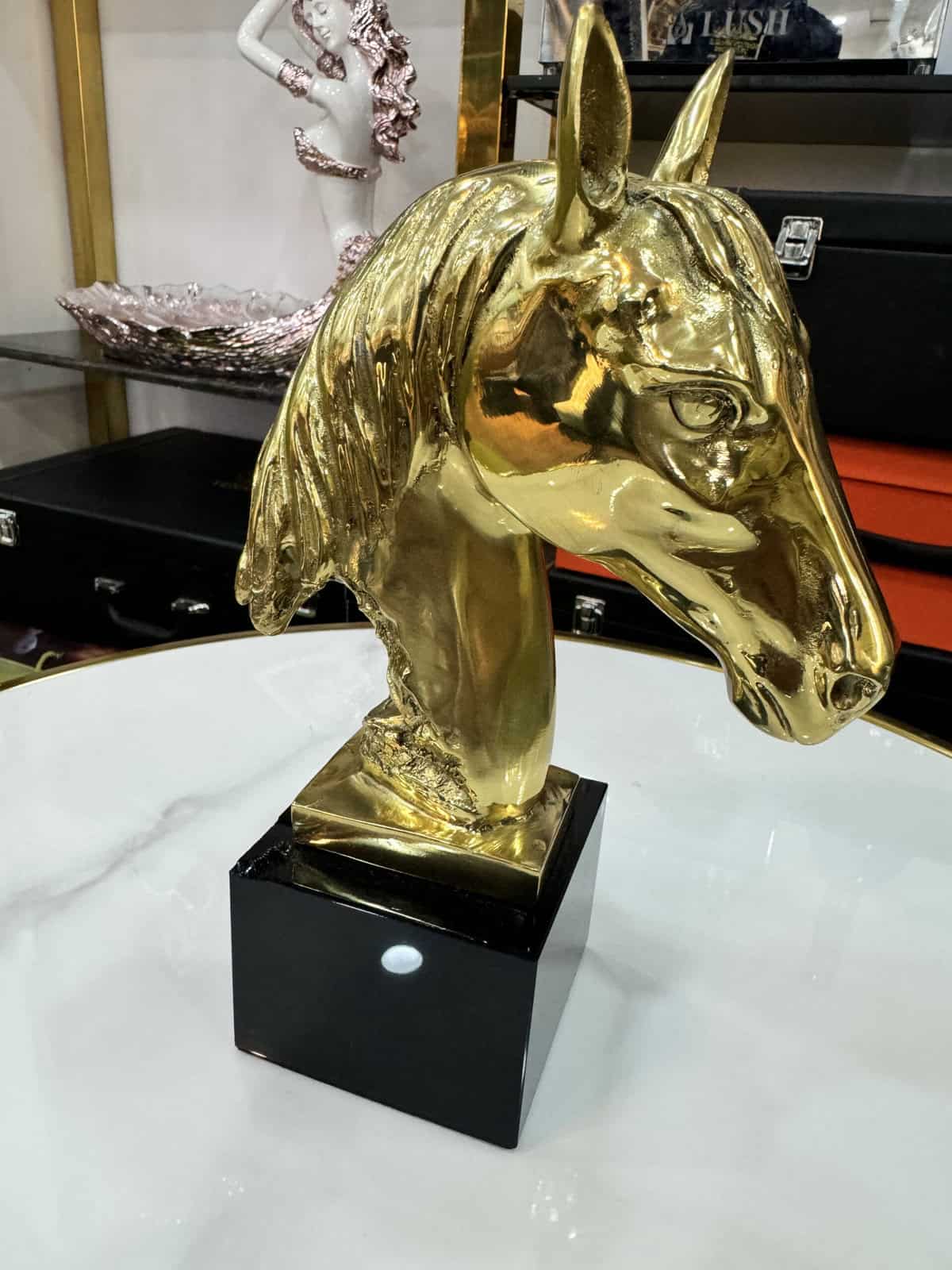 Pure Copper Horse Head Sculpture – MAYLUV WORLD